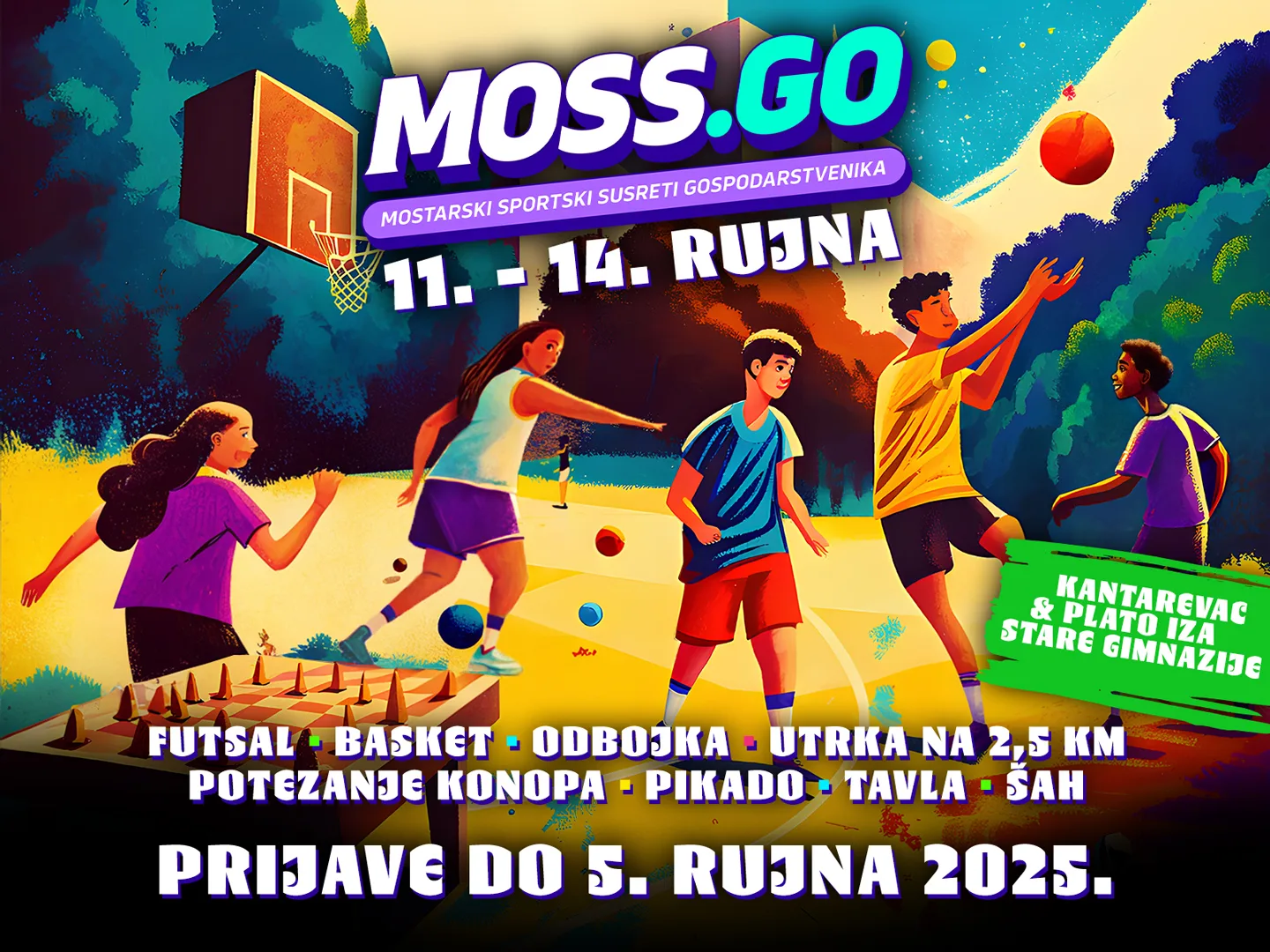 MOSS.GO 2025: Sportski susreti mostarskih kolektiva na Kantarevcu ...